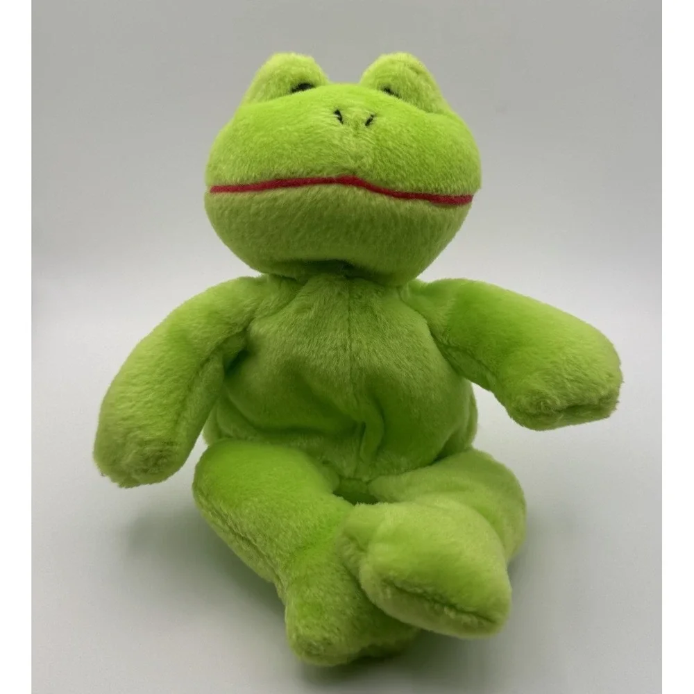Kellytoy | Toys | Kellytoy Beanpals Green Frog Plush 8 Bean Bag Stuffed ...